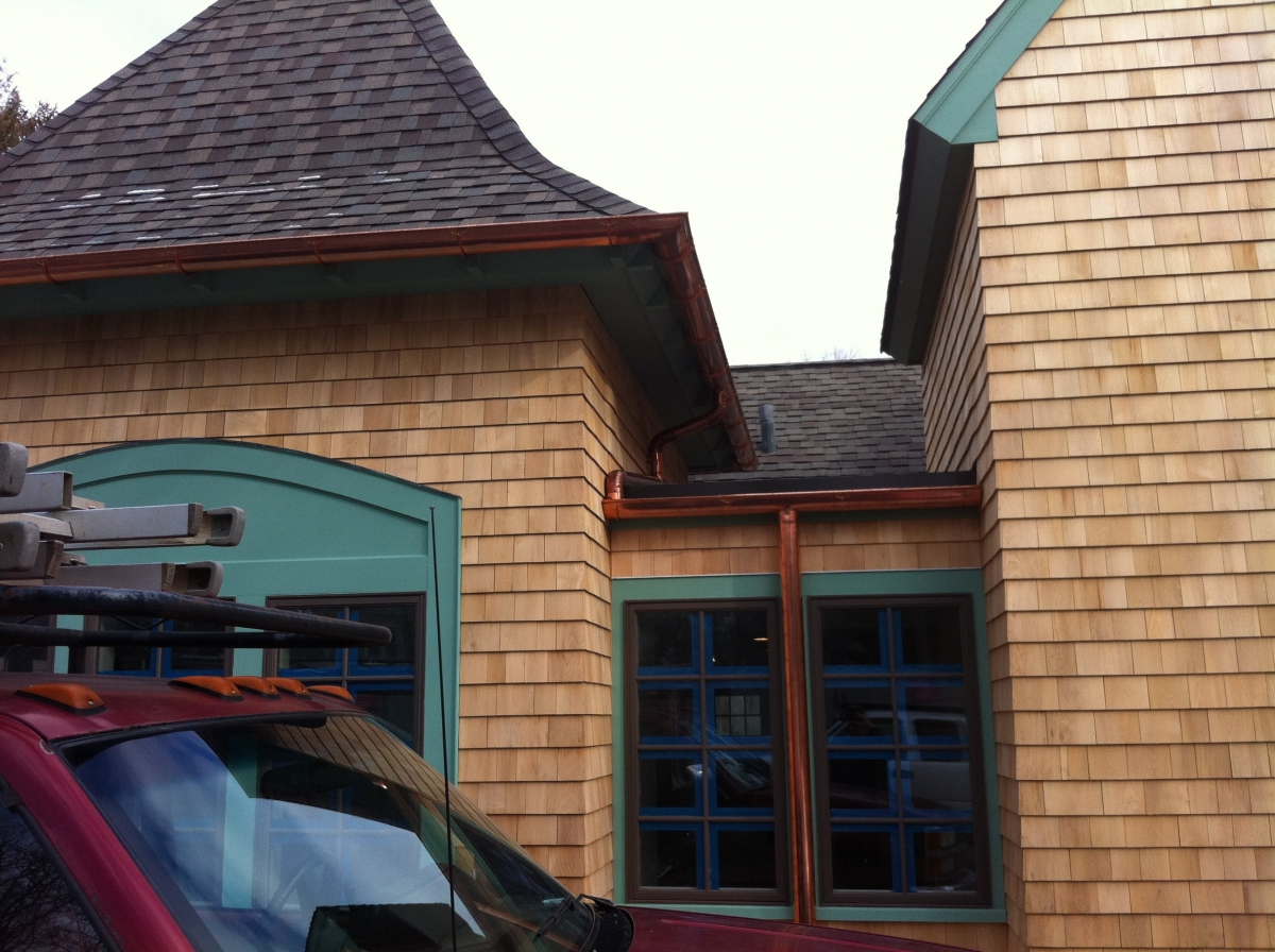 On-site Manufacturing and Installation of Seamless Copper Gutters