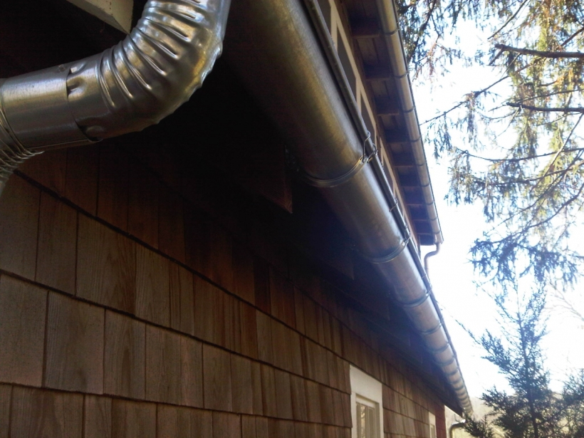 Installation of Galvanized Gutter to Match the Look of your Home
