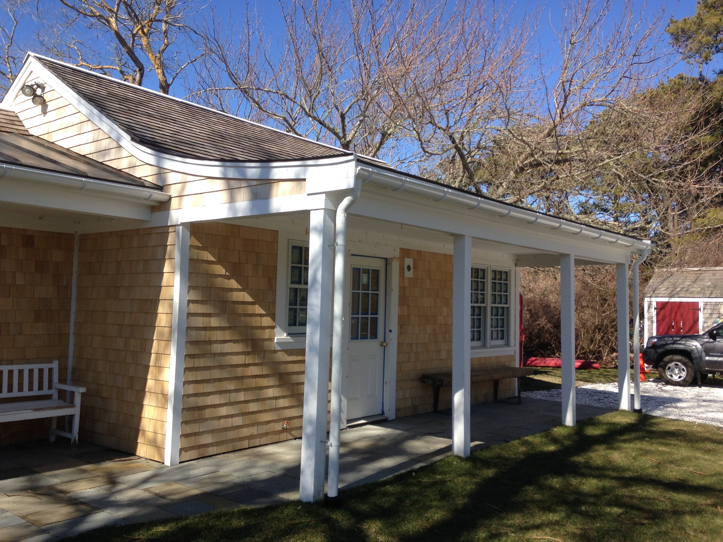 Gutter Pro Enterprises - Half Round Gutters on Guest House-Chatham,MA ...